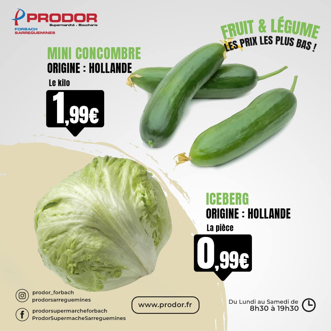 Nos promotions *** - Prodor